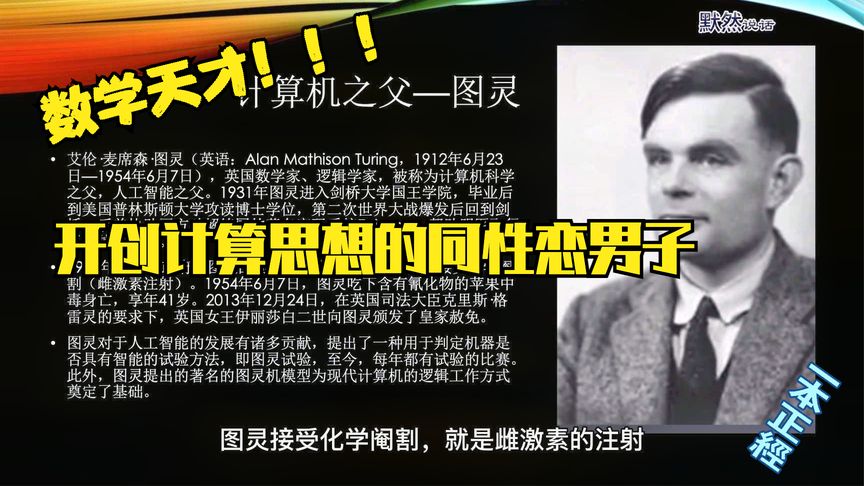 默然说话说编程-计算机历史-5-天才奇男同-图灵