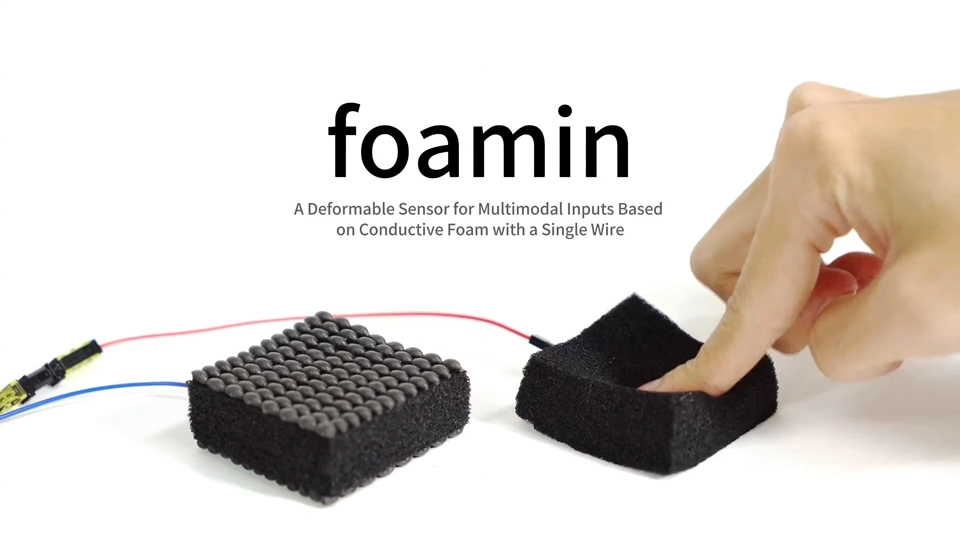 交互设计|东京大学_能触控和感知的软性传感器Foamin