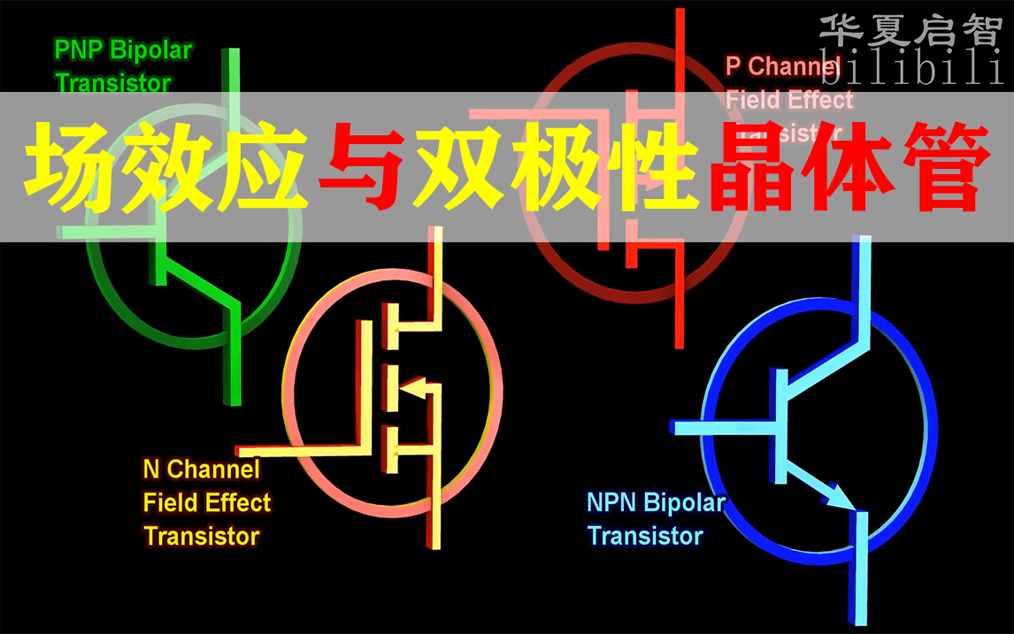 【汉语】【可视化】【3D动画演示】电路基础1-20.晶体管-场效应双极...