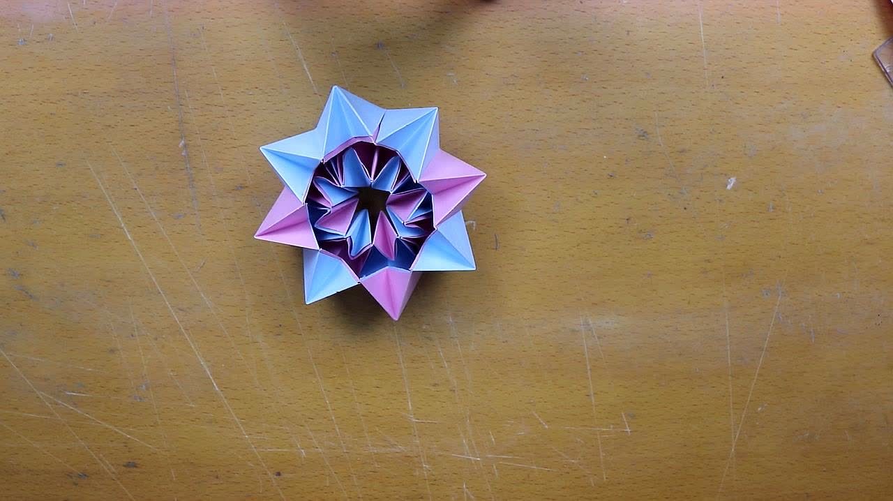 用纸做一个无限翻转的解压玩具,好玩又好做