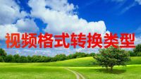视频格式转换类型