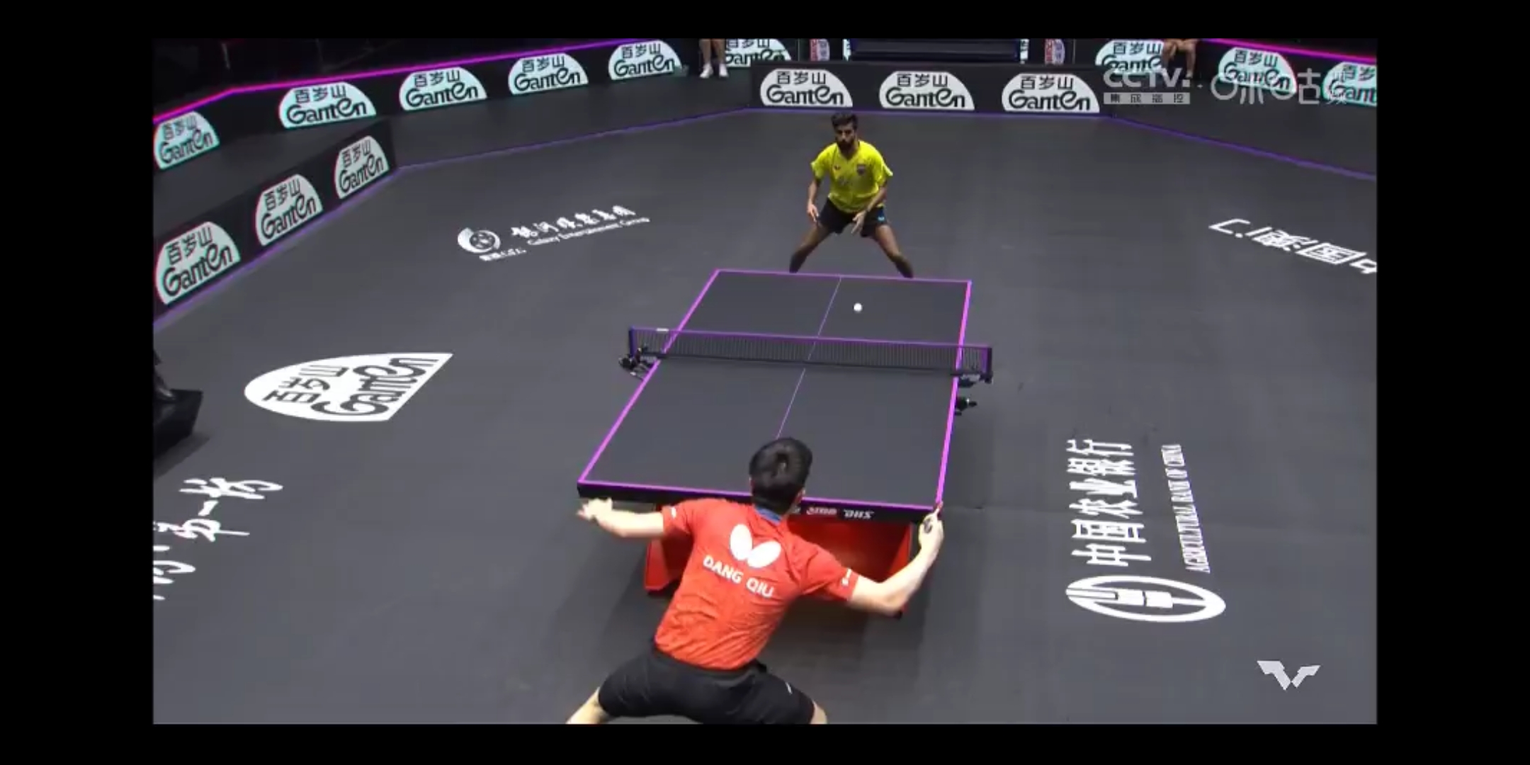 2022WTT乒乓球澳门冠军赛R16男单邱党3:0纳纳塞卡然