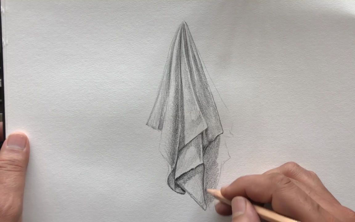 【素描教程】如何画衣服的褶皱