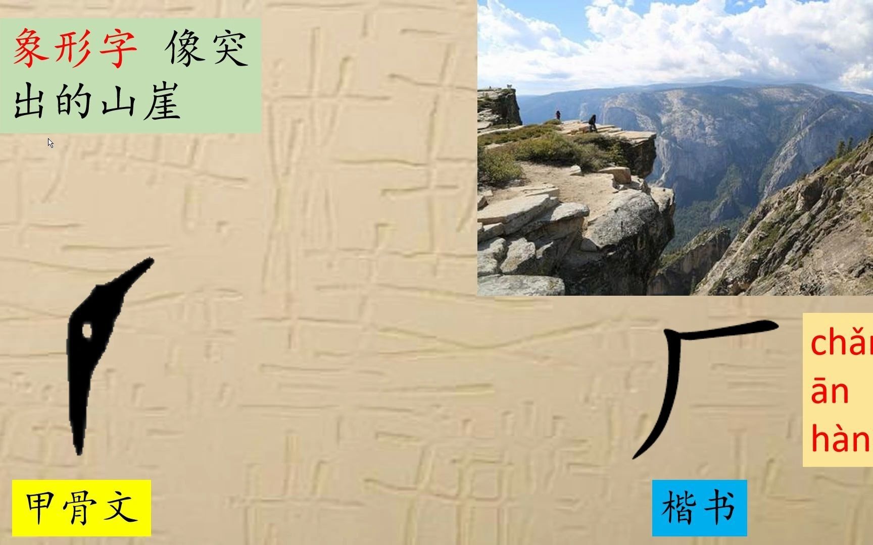 49、厂,厂的前世今身,汉字演变,趣味识字,象形字甲骨文字理识字