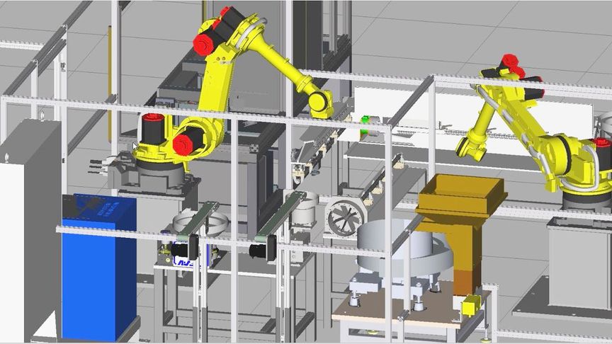 工业机器人虚拟仿真应用教程-ROBOGUIDE新建工作站