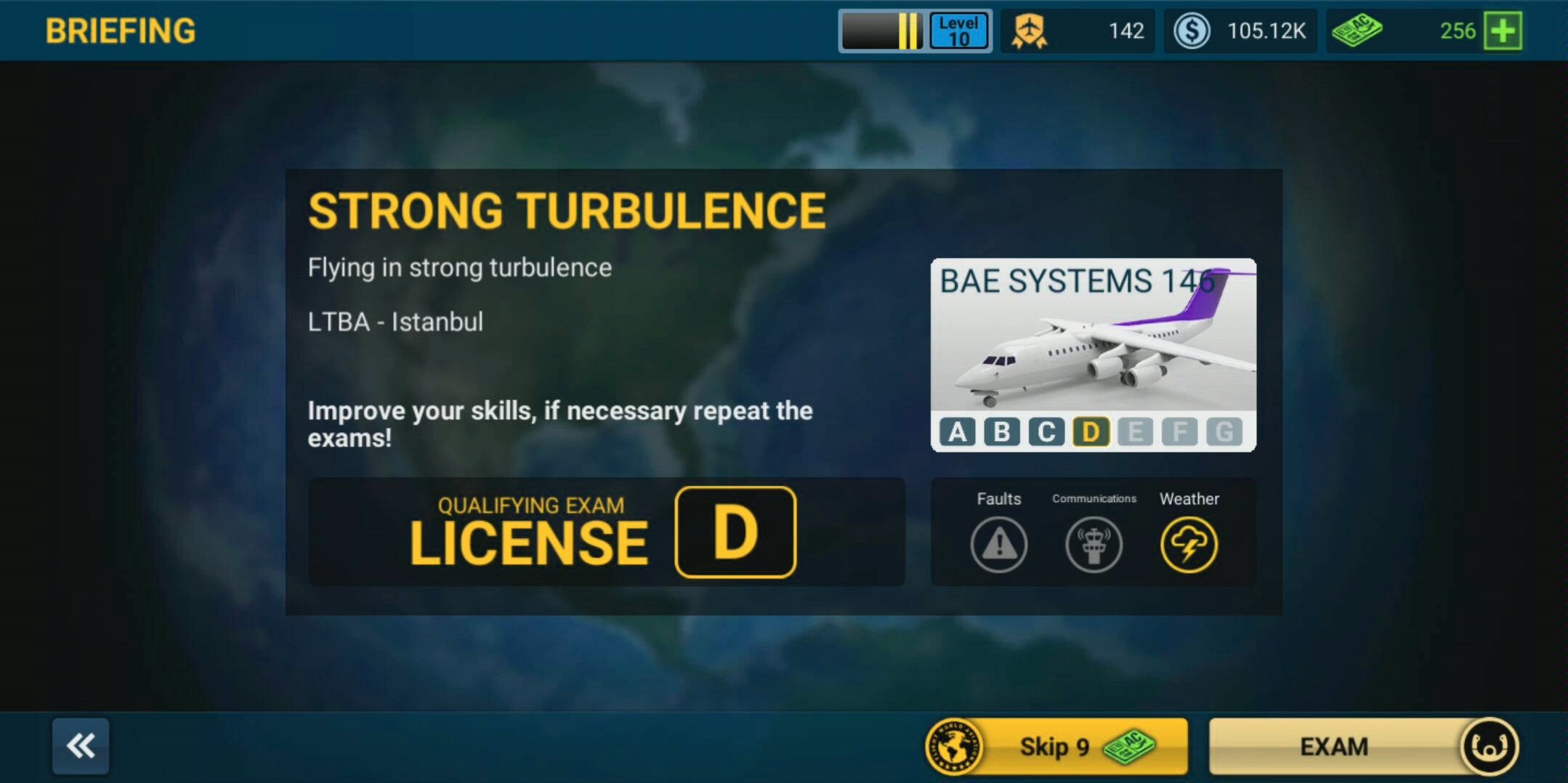 airline commander飞行模拟器 第10期 强乱流 BAE146-300