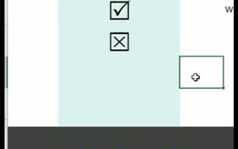 Excel 表格中输入方框内画√