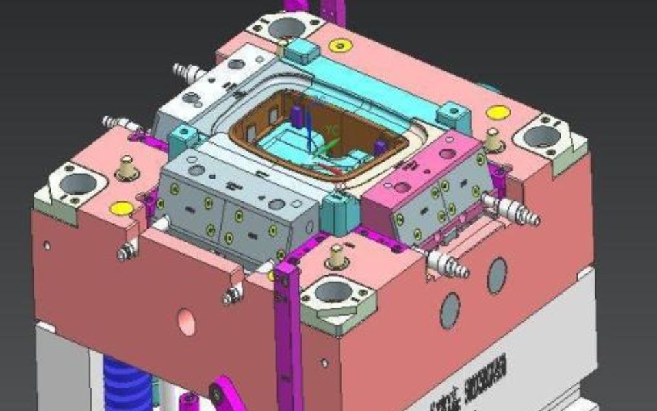 模具设计:镶件的类型之通镶、盲镶、进胶镶件