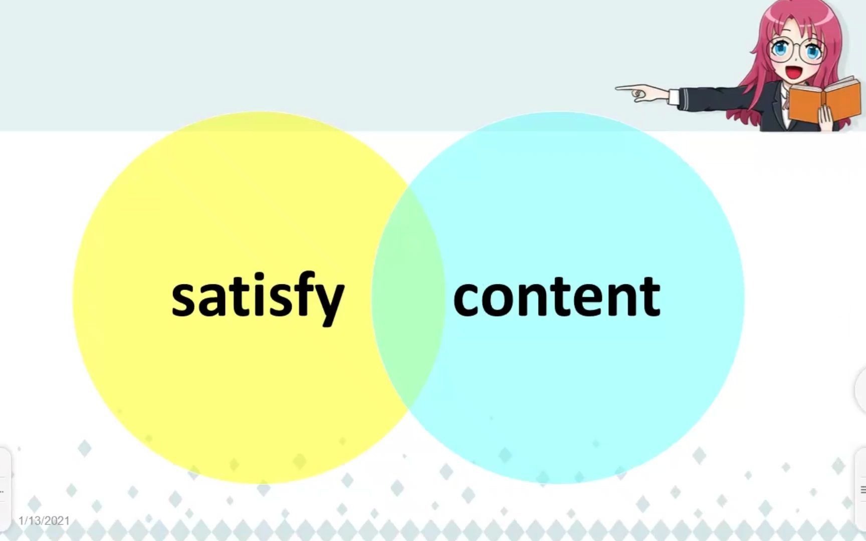 content和satisfy都表示“使.满意”,有何区别?
