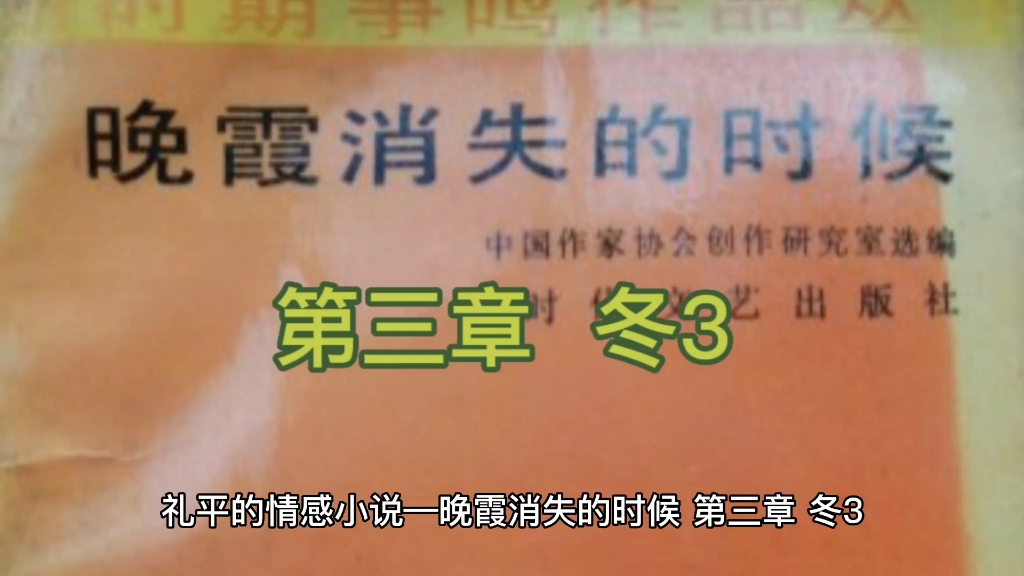 晚霞消失的时候-第三章 冬3