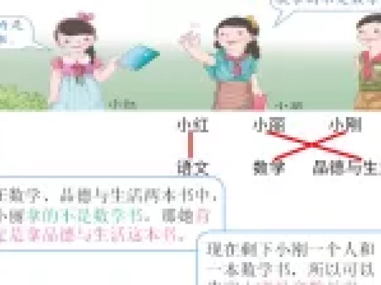 人教版二年级数学下册 简单的推理1