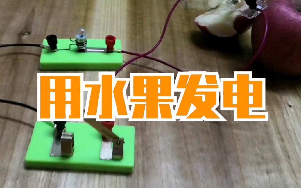 【物理实验】水果电池点亮小灯泡