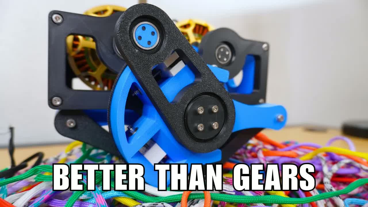 ...绳索驱动高精度减速器:零齿隙+静音设计,3D打印打造机器人新核心