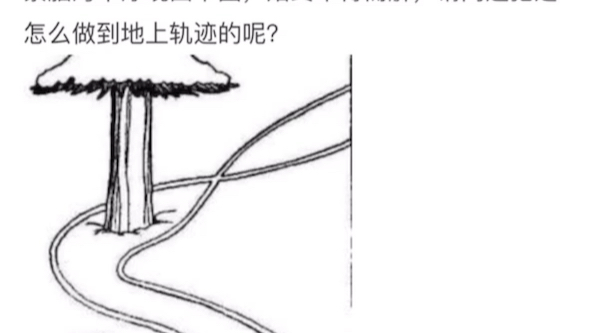请推理逃犯怎么做到地上的轨迹的?