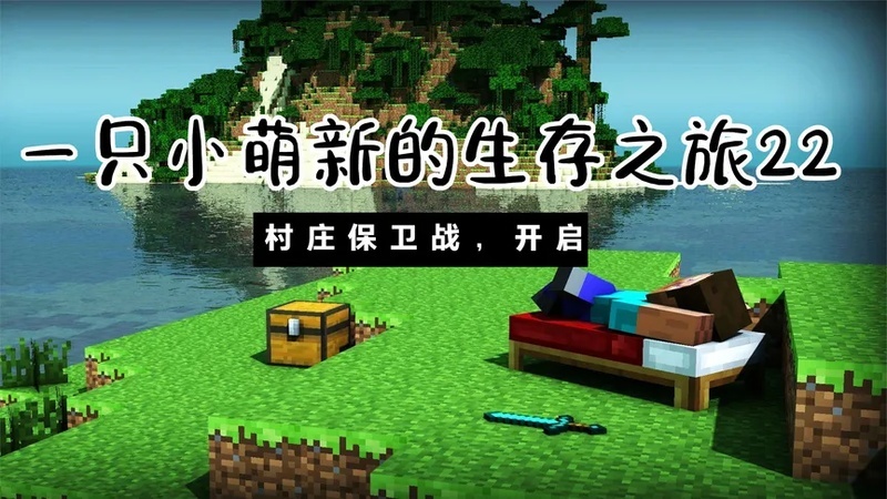 我的世界:村庄保卫战,开启!一只小萌新的生存之旅22!