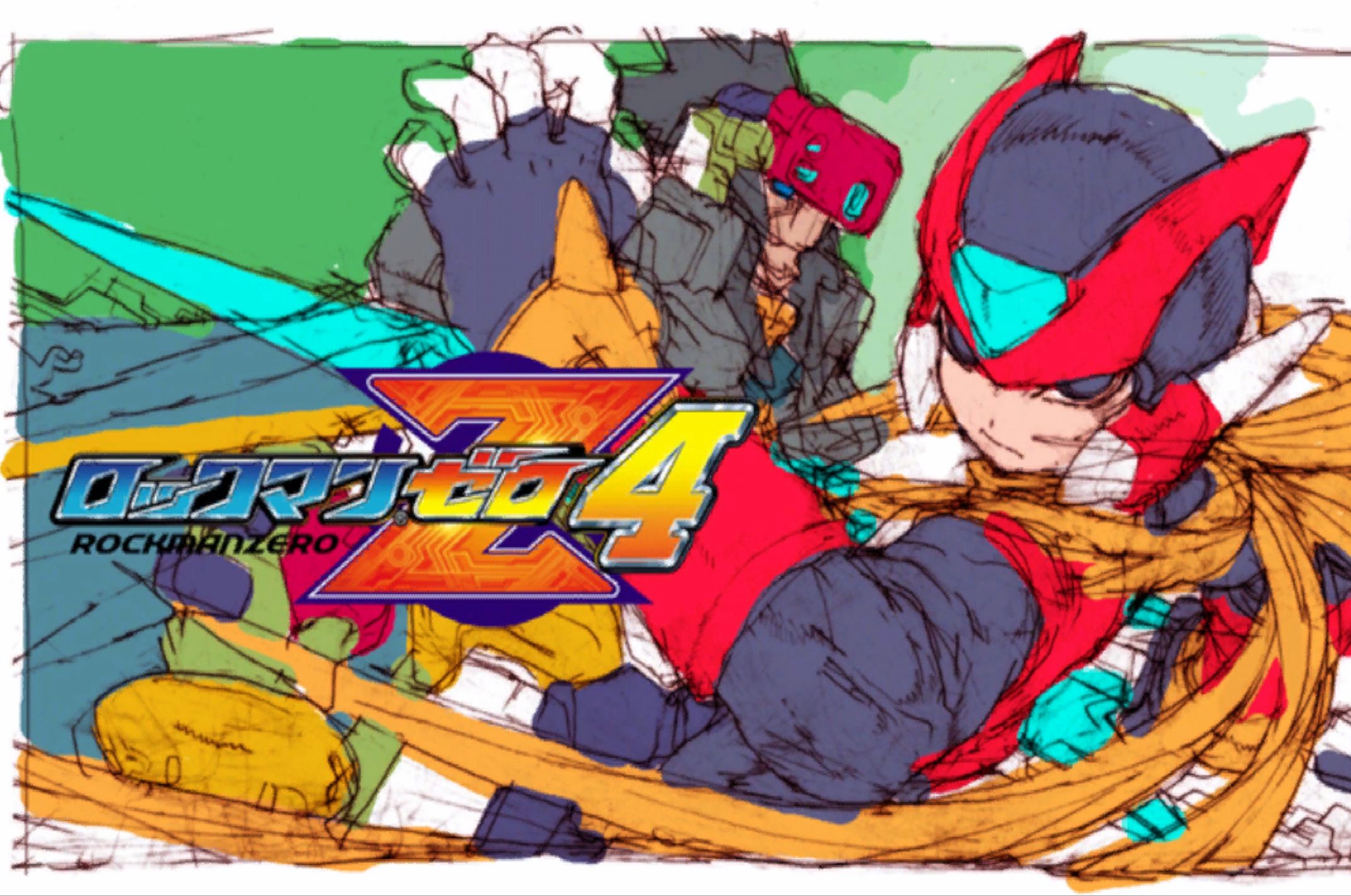 【怀旧】洛克人Zero1-4合集全流程实况Z系列GBA模拟器困难_单机...