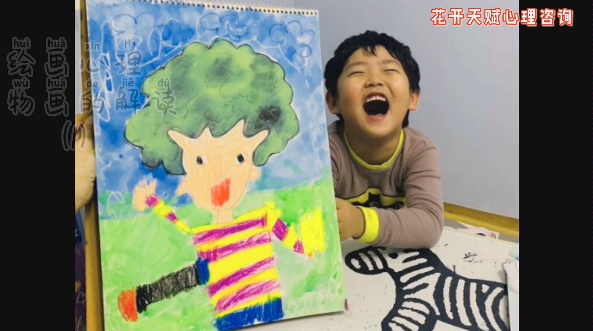 三分钟学会人(人物画)分析#绘画心理—房树