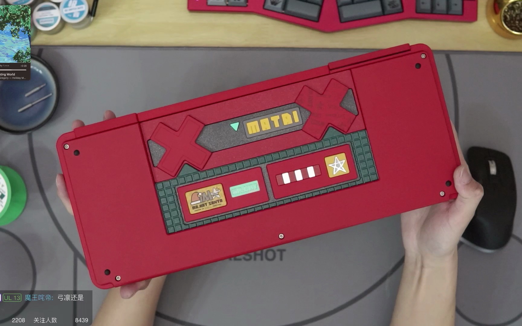 【直播录像2023-02-25】Buff 80 奶白 黑镜 + Matrix IM+ 圣诞 红色