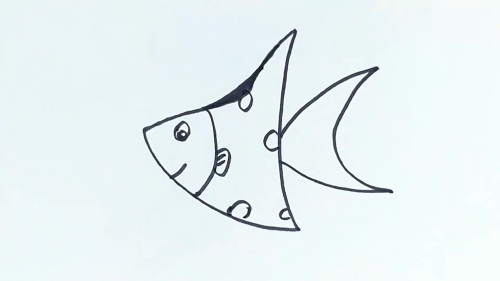 小鱼怎么画?创意简笔画,儿童画,小鱼简笔画,少儿创意美术