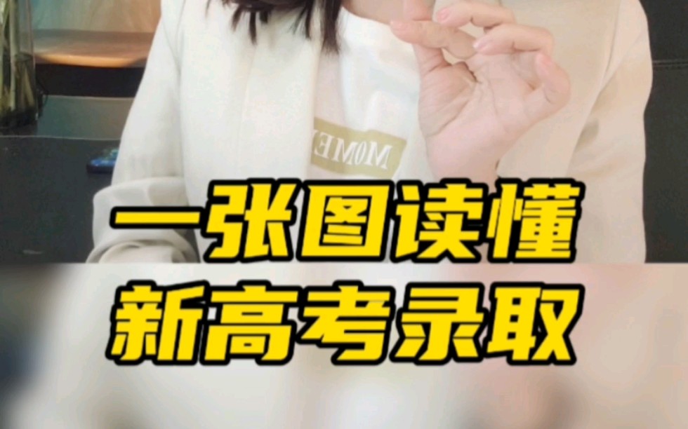 一张图读懂新高考招生录取