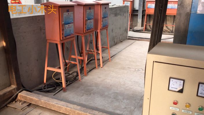 四号施工场地施工用电,电缆及一级二级三级配电箱的配置