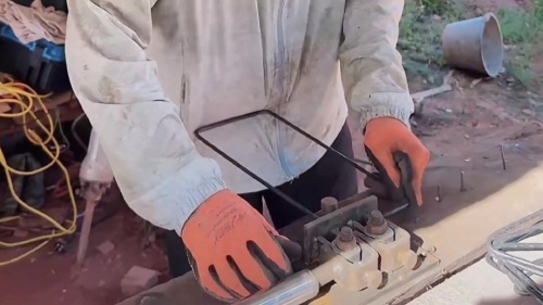 现在大哥箍筋的制作已经完全可以出师了