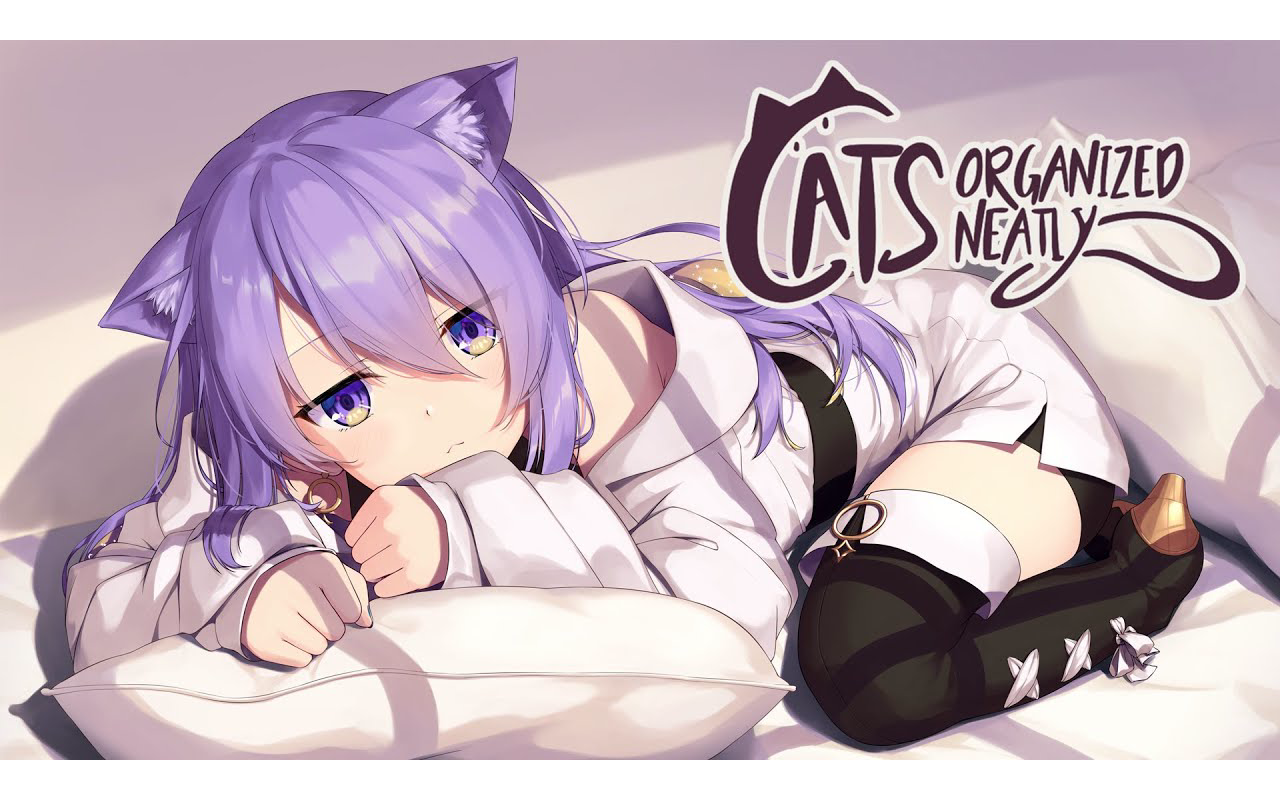 【Cats Organized Neatly】can i fit all my cats here?【Moona】