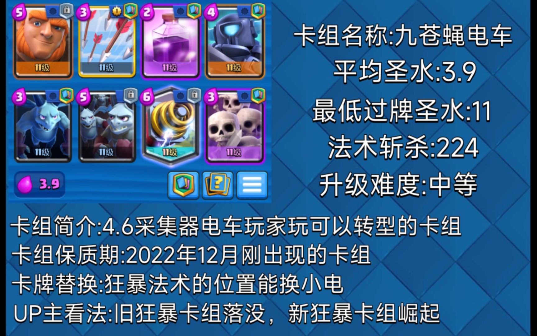 皇室战争2022年最有代表性的30套卡组