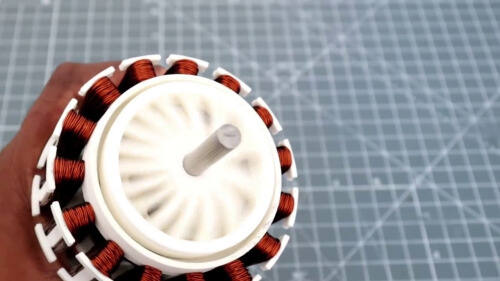 手工制作直流无刷电机,最高转速可达15000转,这扭力够牛吧!