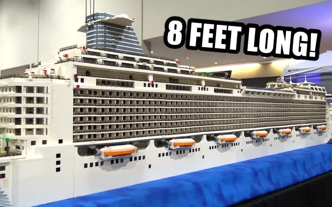 乐高大型游轮MOC-由12,000块乐高零件组成