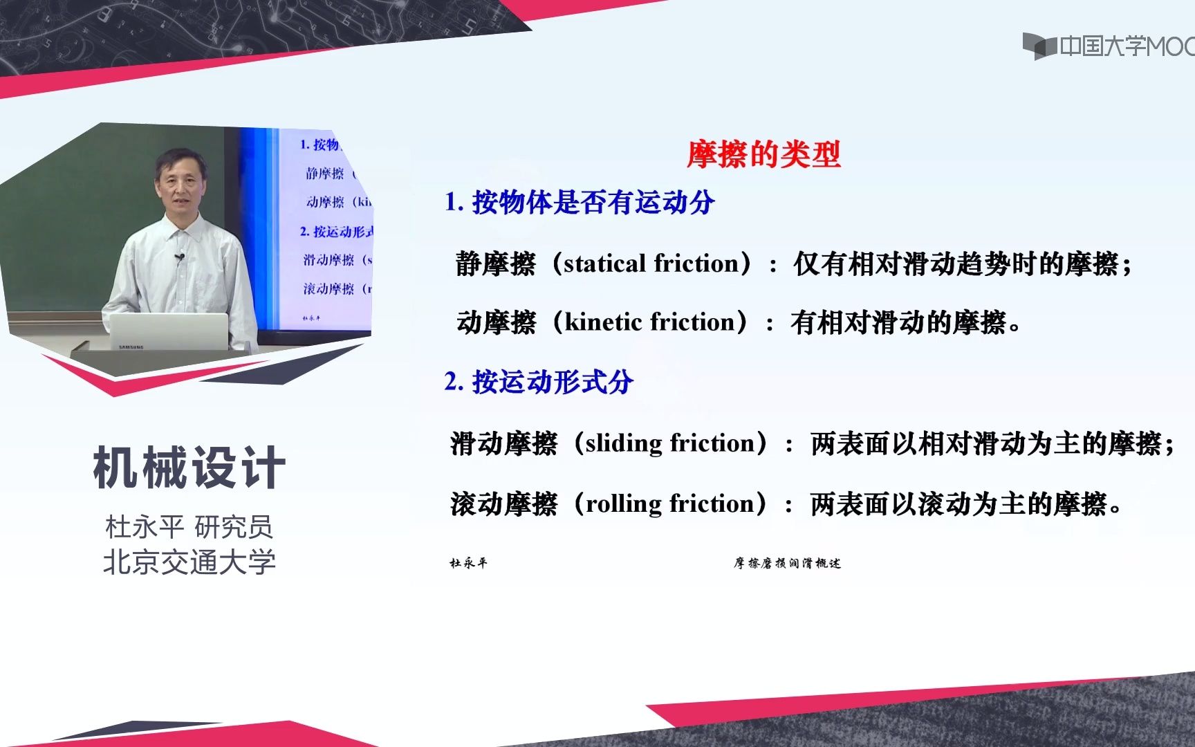 [2.2.1]--摩擦的类型