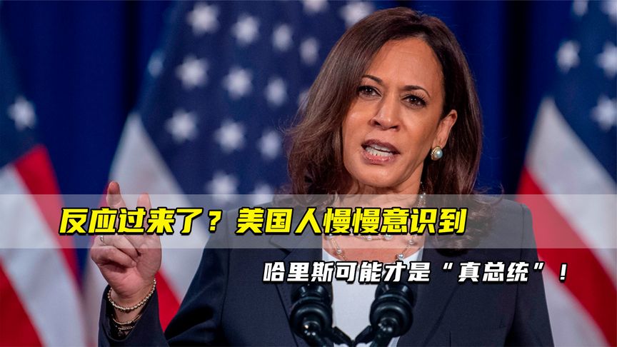反应过来了?美国人慢慢意识到,哈里斯可能才是“真总统”!
