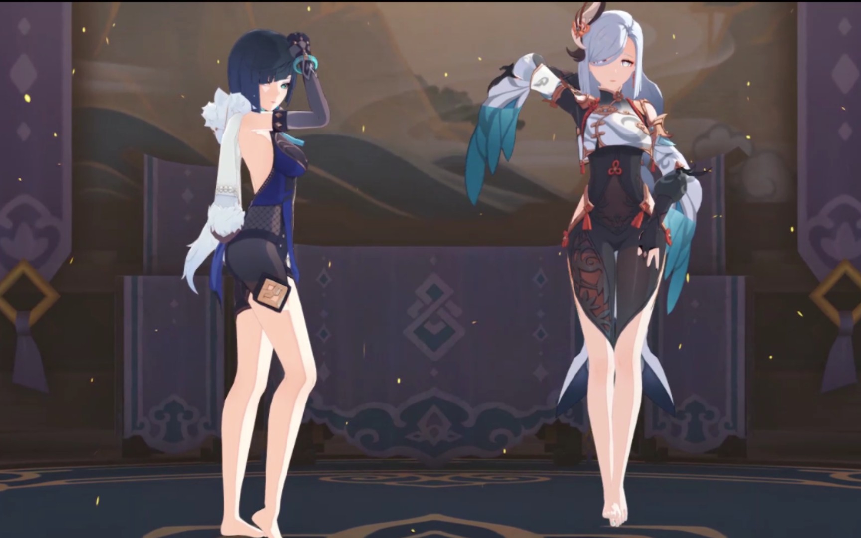 【原神】ߒ�夜兰申鹤贴贴ߒ