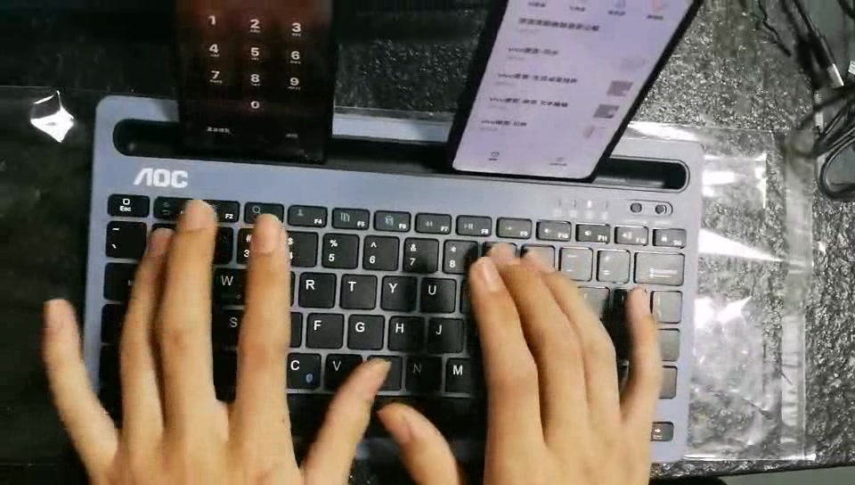 AOC 蓝牙键盘功能介绍+切换设备指导说明