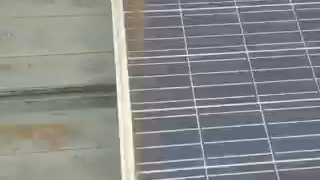 安装导水排泥夹与未安装的对比,排水夹快速排走积泥污水,增加光伏...