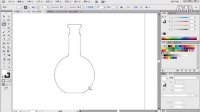 实例143 试管和烧瓶 Illustrator AI CS6 视频教程 矢量 平面设计 广告...