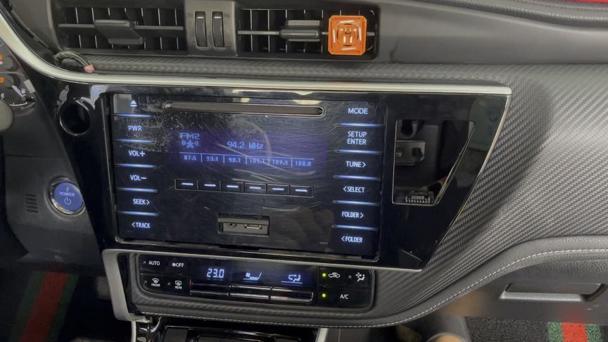 丰田卡罗拉或者雷凌大屏导航安装教程。