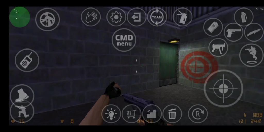 第一次玩CS1.6手机版的一天_网络游戏热门视频