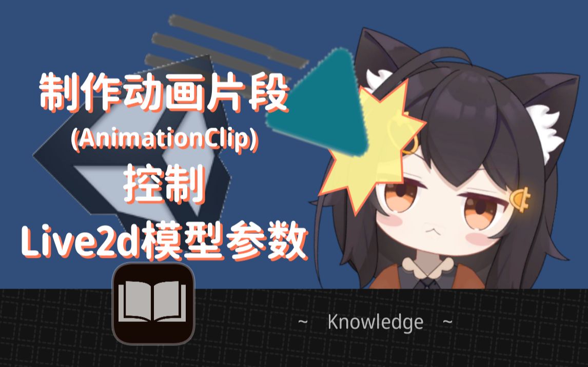 在Unity中制作动画片段控制Live2d模型参数,是使用motion3.json文件的...
