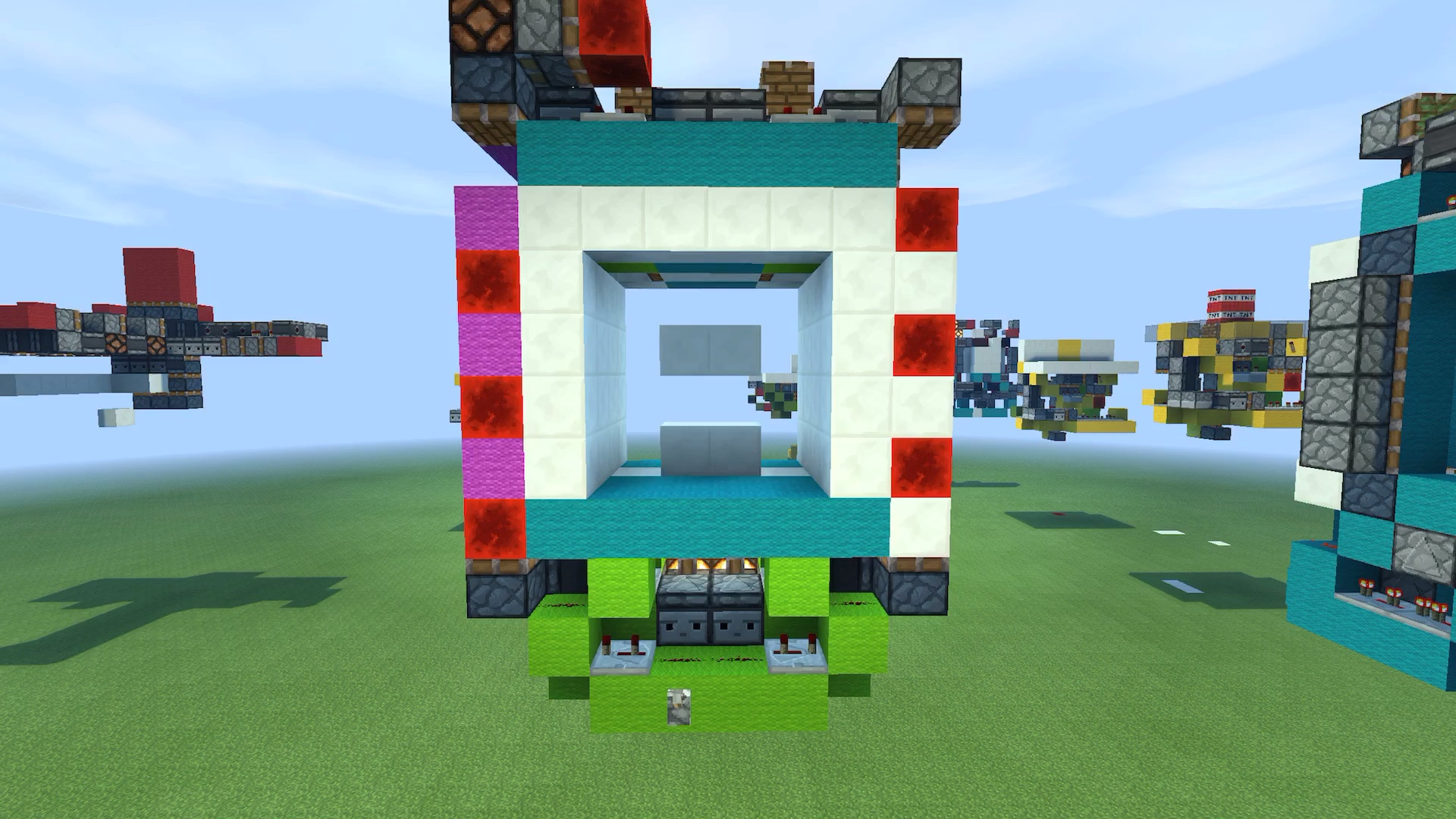 [小型]4x4活塞门MCBE