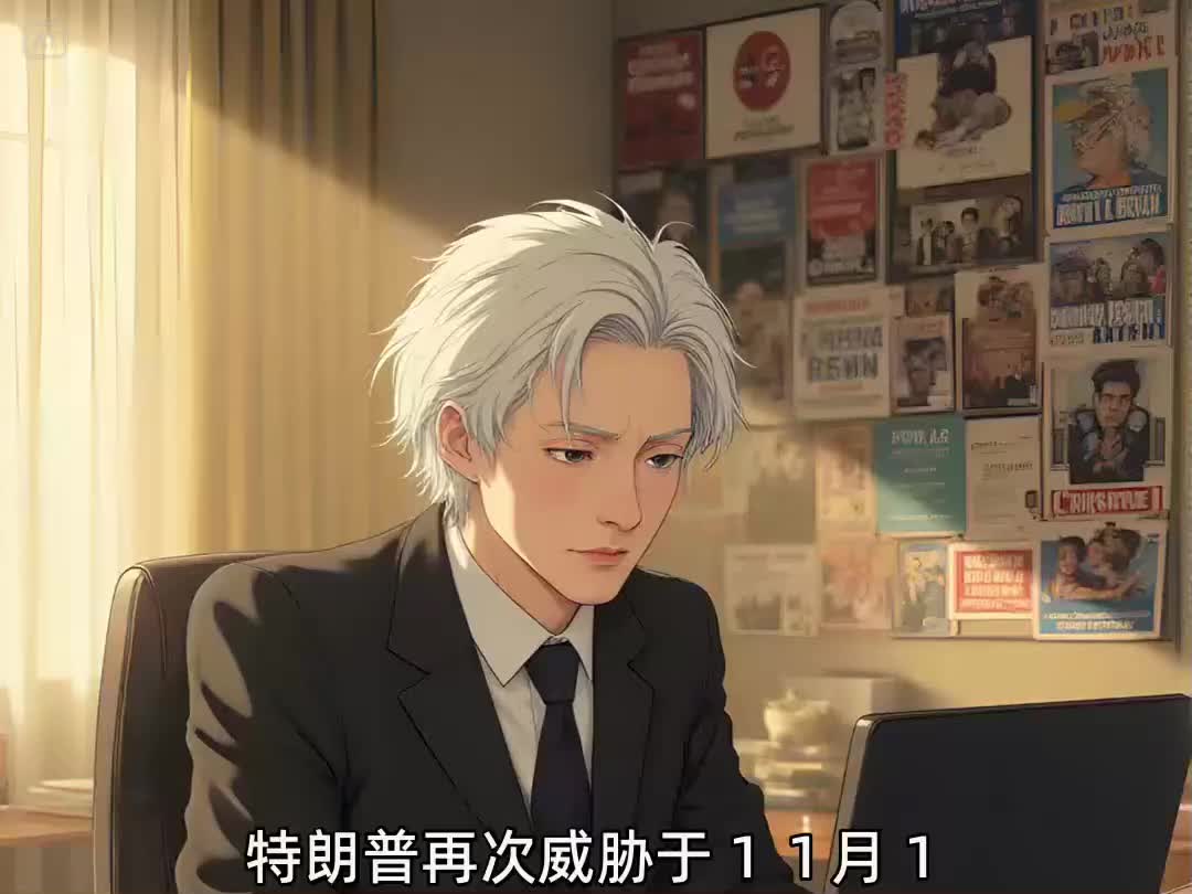 ...美国将从11月1日起对中国征收额外100%的关税,并对“所有关键软件...