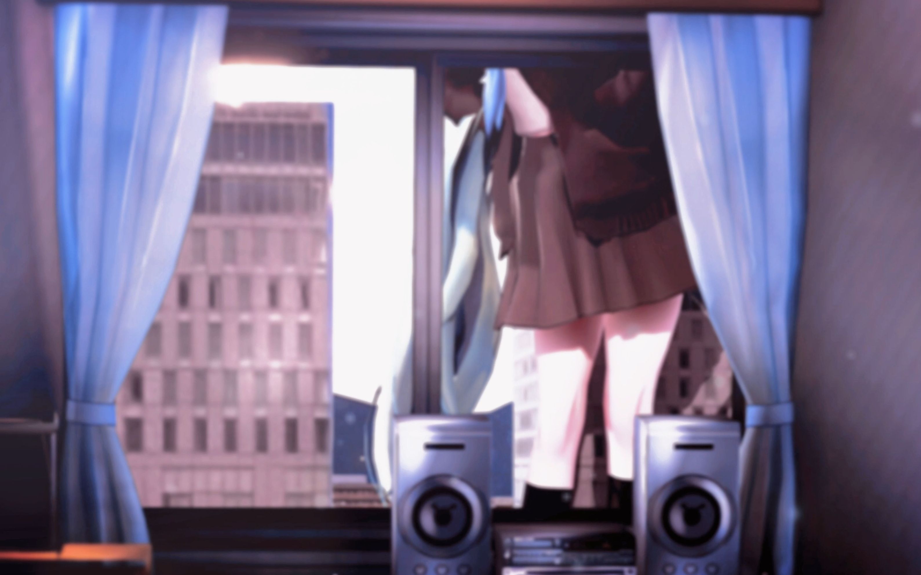 【巨大娘/MMD】窗户外面的是?!200赞出下一期!