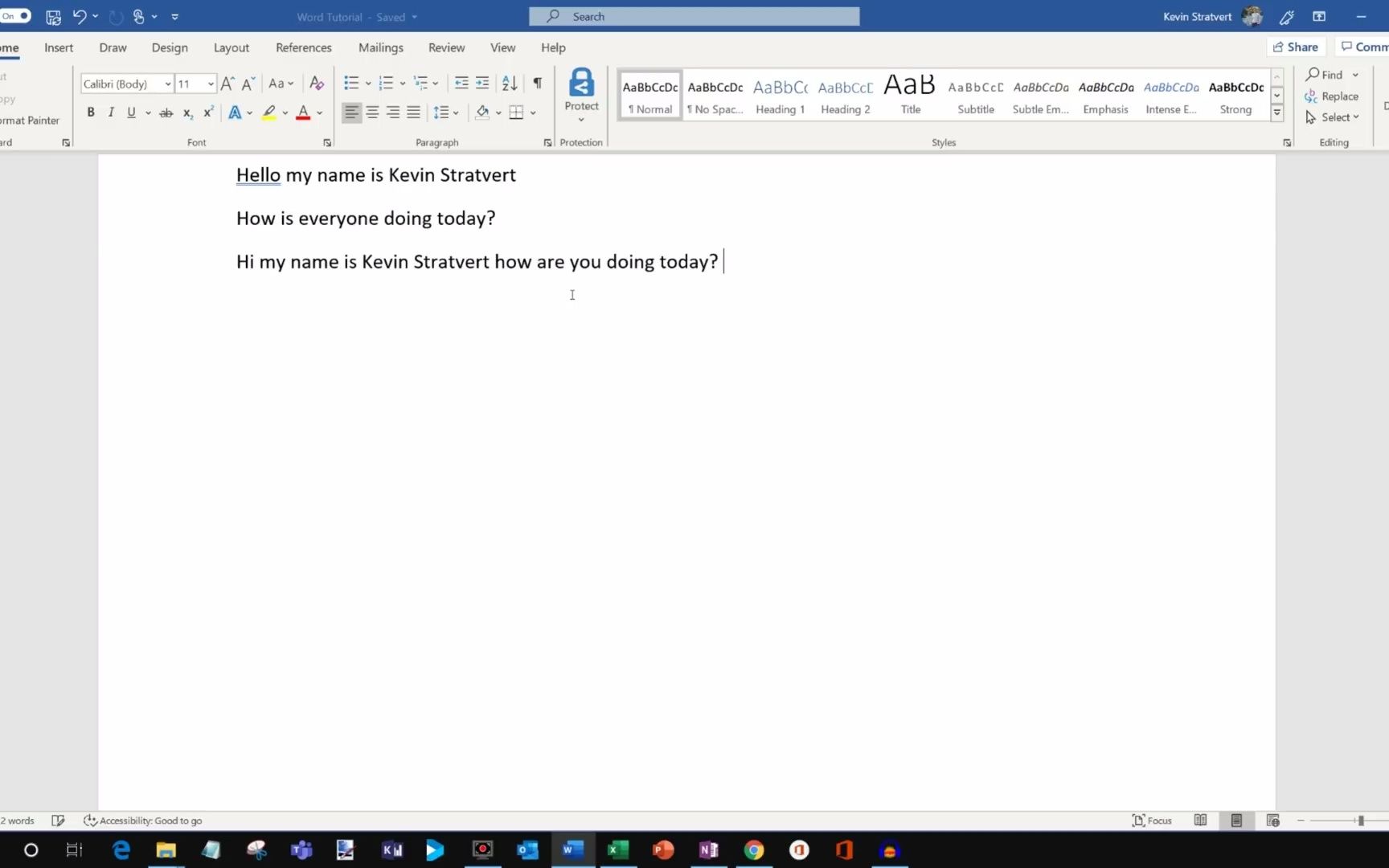 Microsoft Word Tutorial