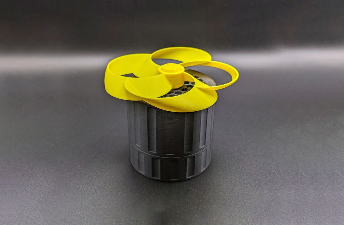 3D打印:环形发射螺旋桨