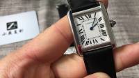ZF厂卡地亚坦克情侣手表 出厂标配鳄鱼皮表带