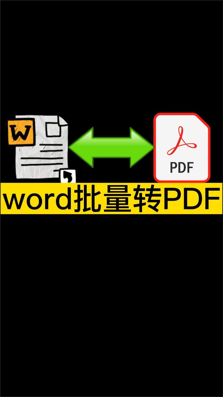 简单办法将word批量转成PDF#word#PDF#格式转换