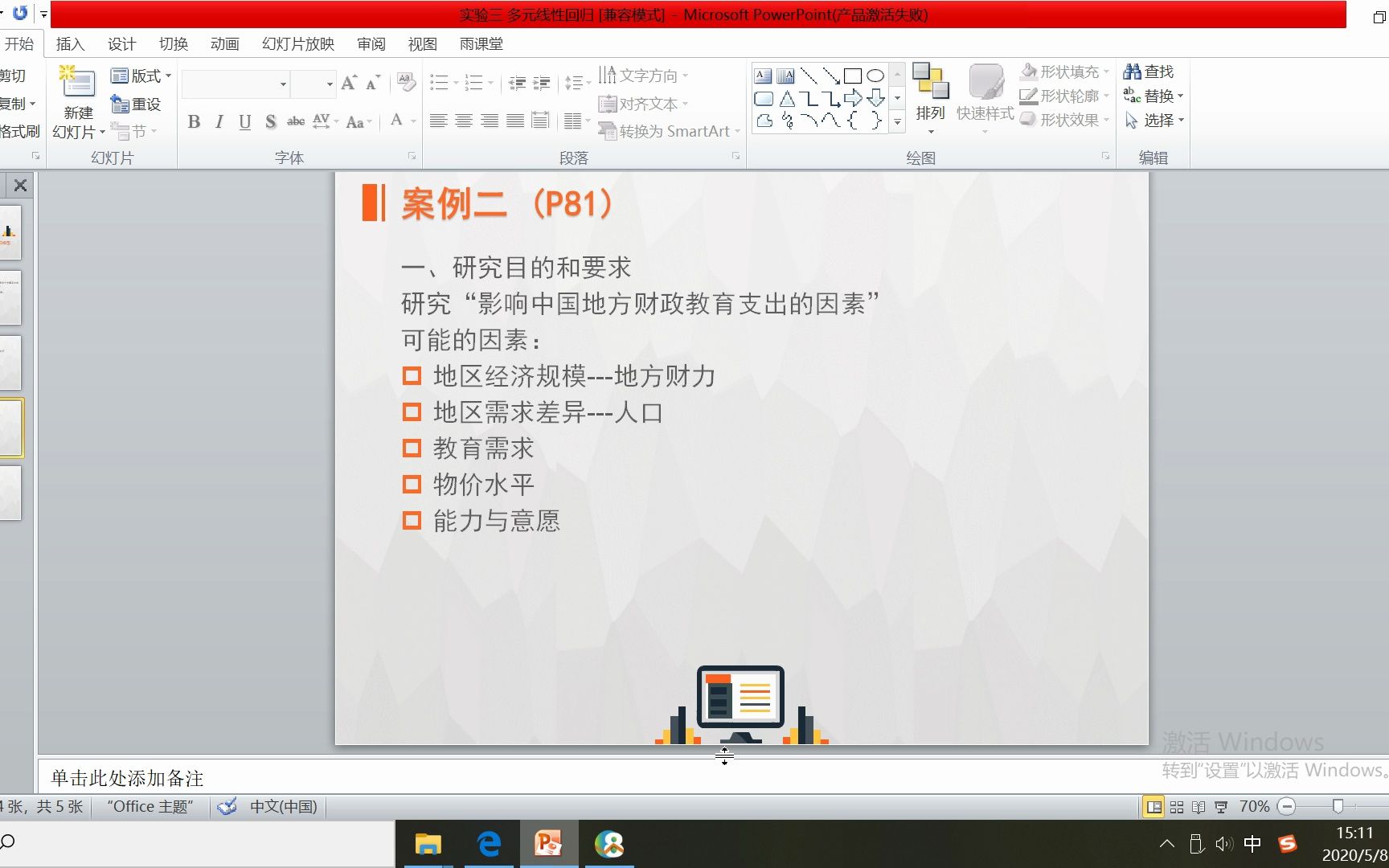 EViews实验3多元回归分析案例分析