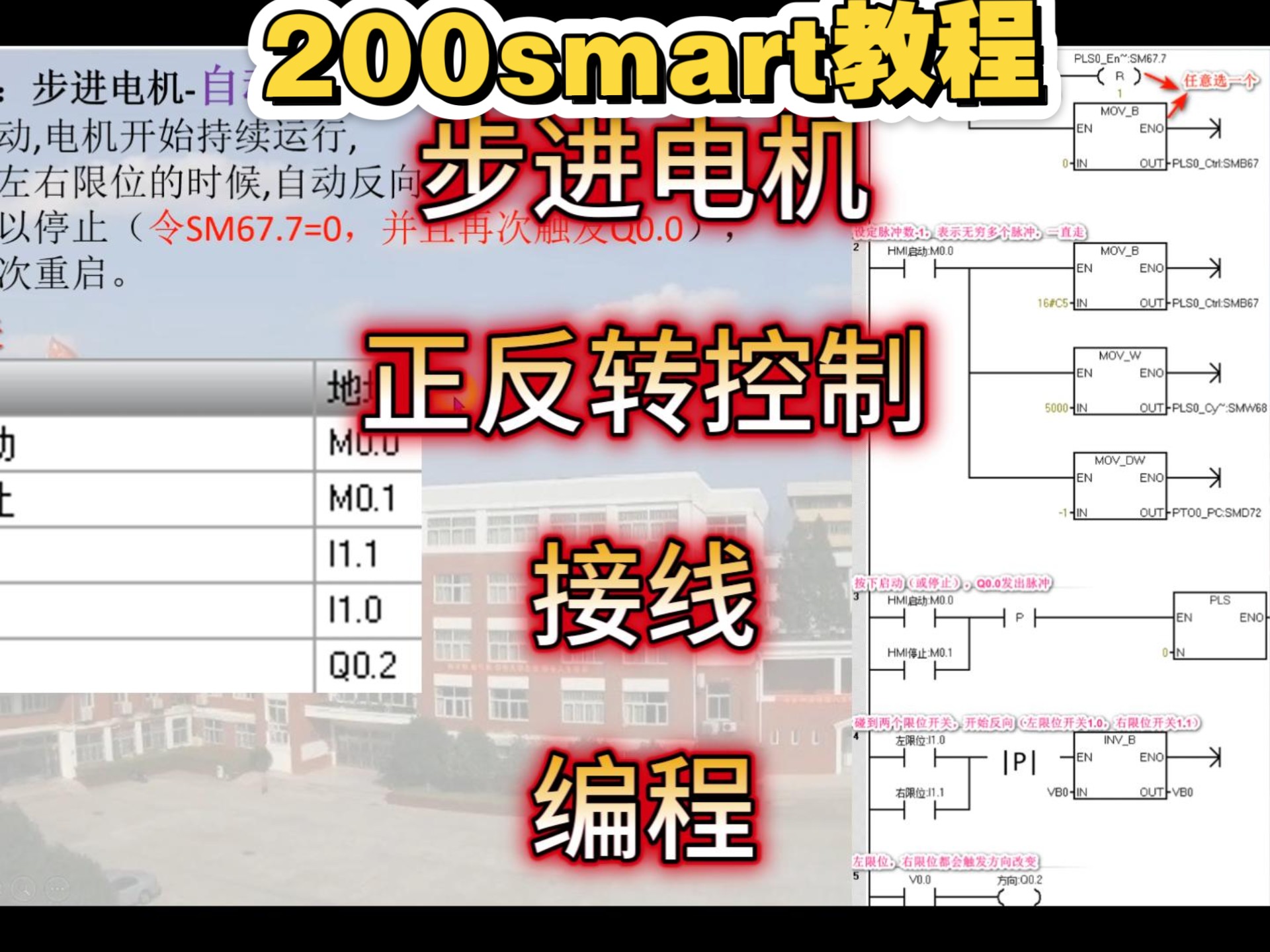 步进电机-正反转控制-接线-编程