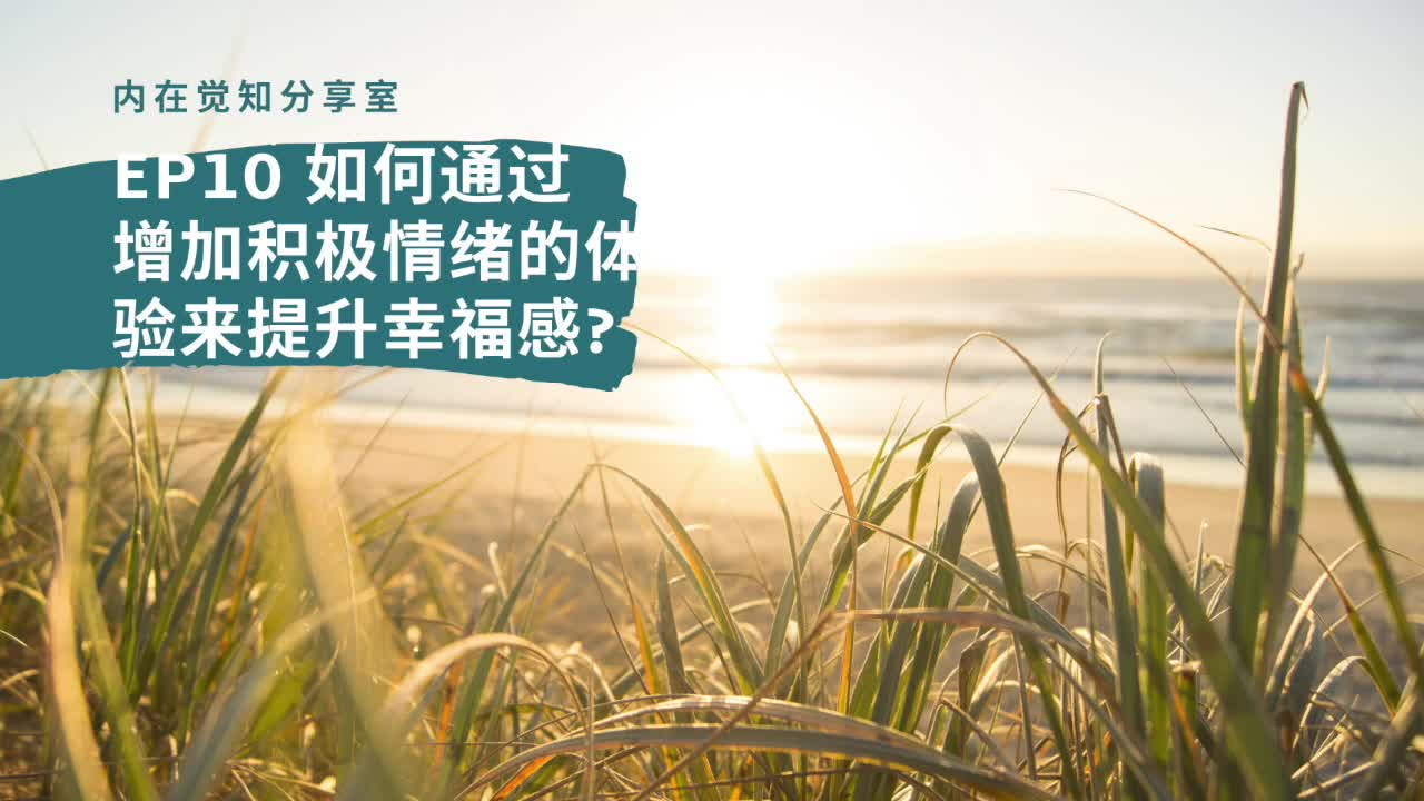 EP10 如何通过增加积极情绪的体验来提升幸福感?