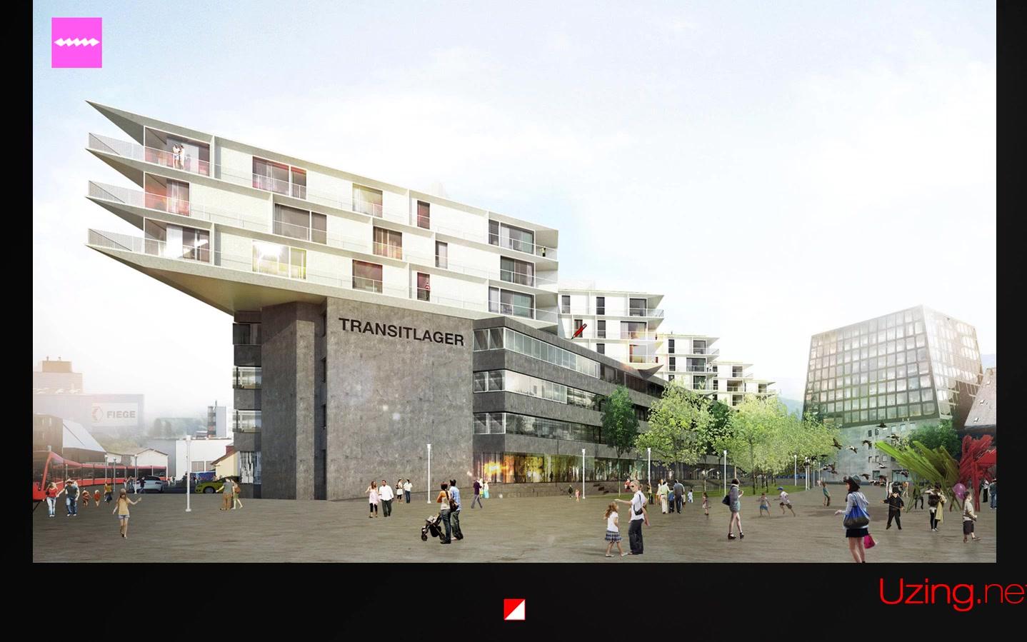 LayOut 2017 精彩应用 | BIG小清新风格 建筑体块分析图